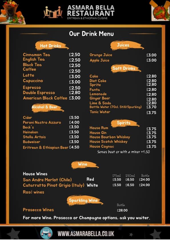 Asmara Bella | Eritrean & Ethiopian Restaurant in Manchester